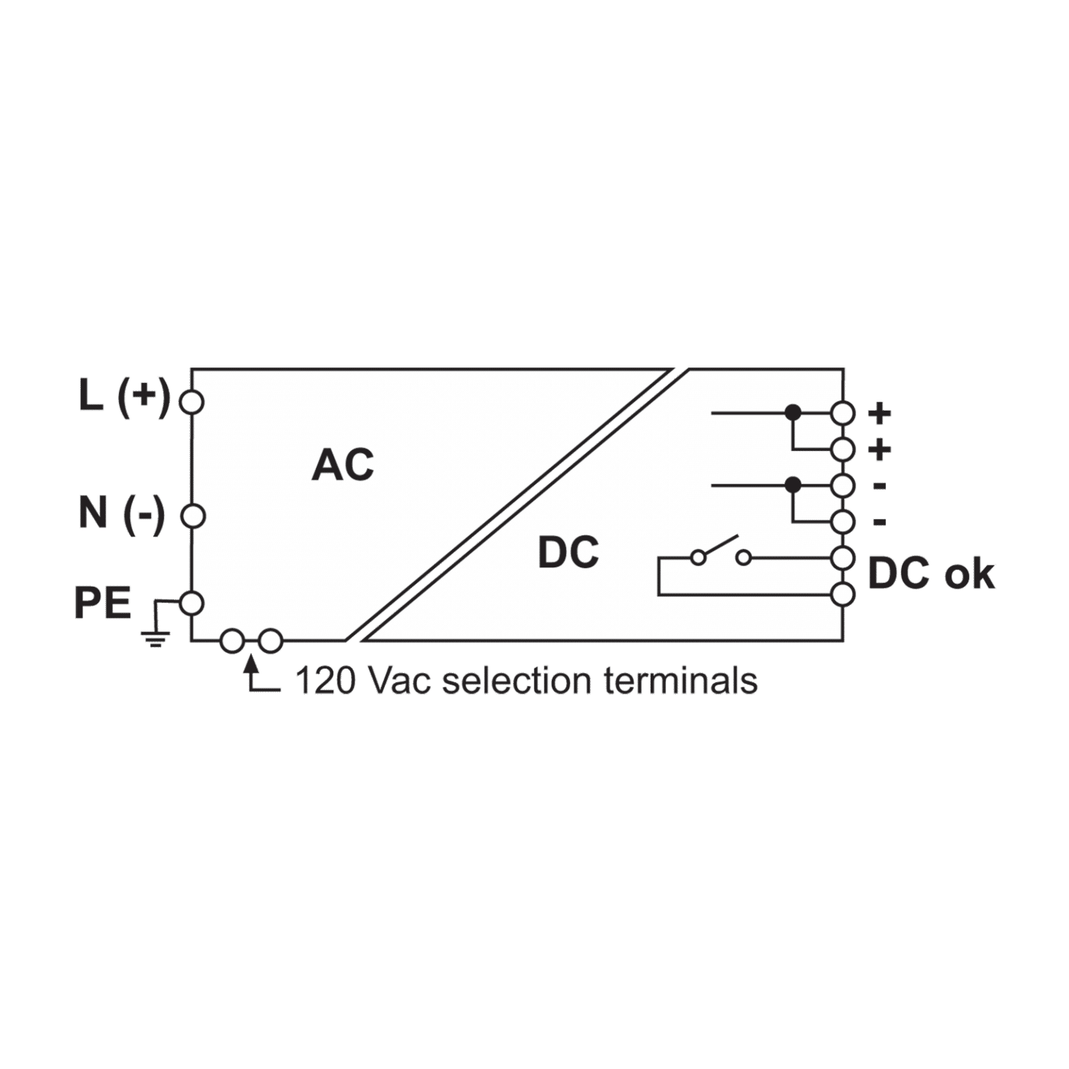 CABUR mod. XCSF240C single power supplies CSF SERIES