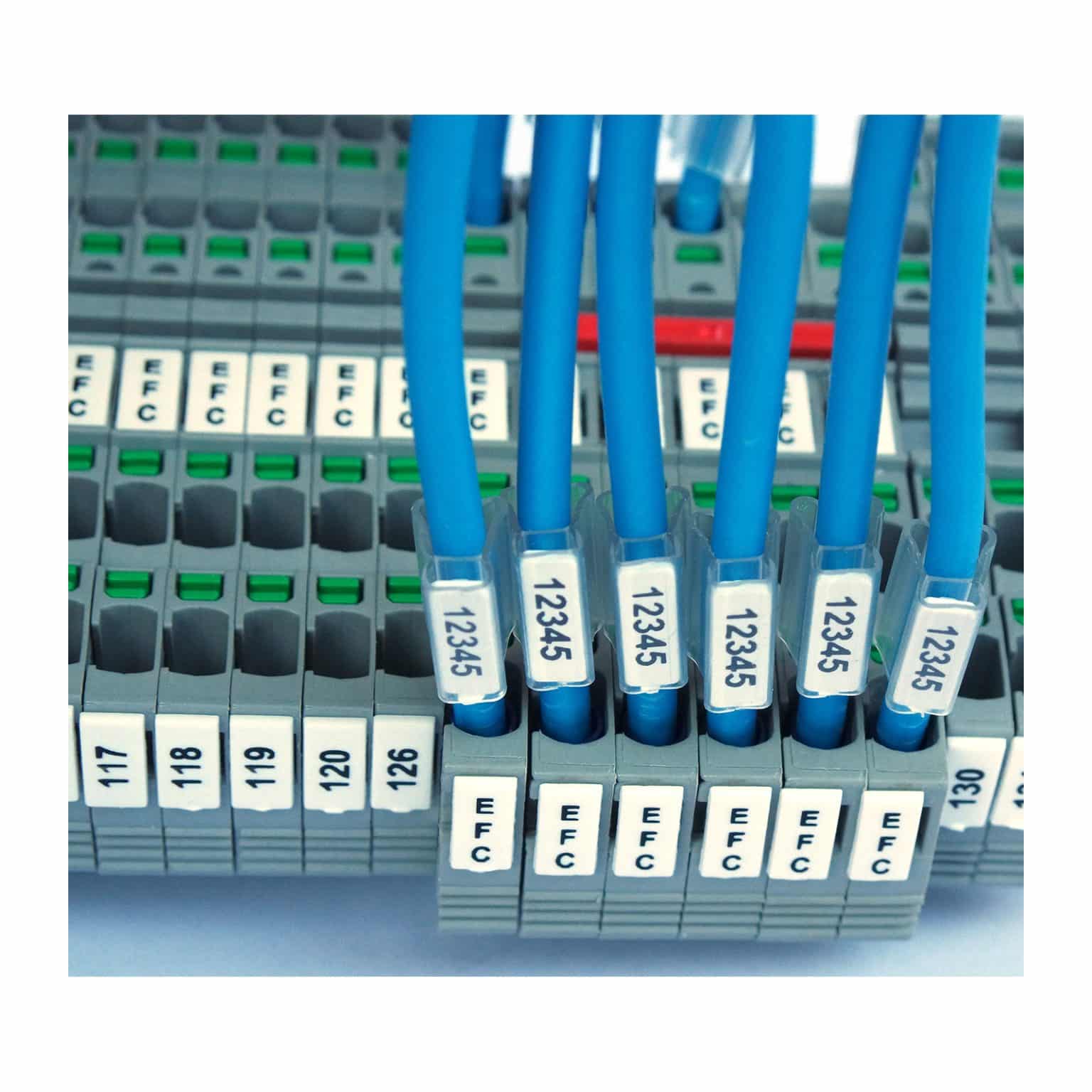 CABUR mod. NUT15S tags for sleeves