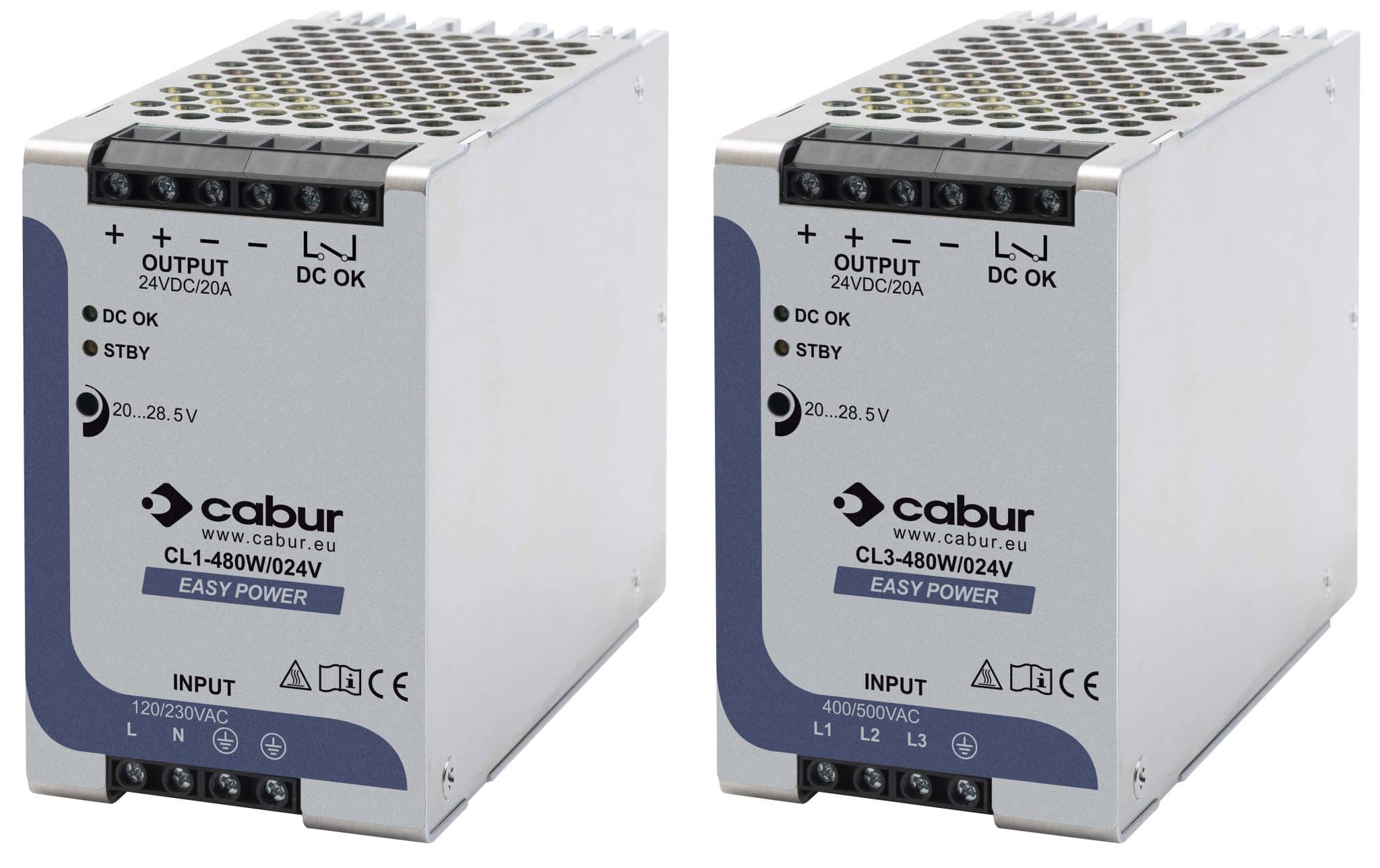 Alimentatori Cabur CSL da 480W: ora anche certificati UL