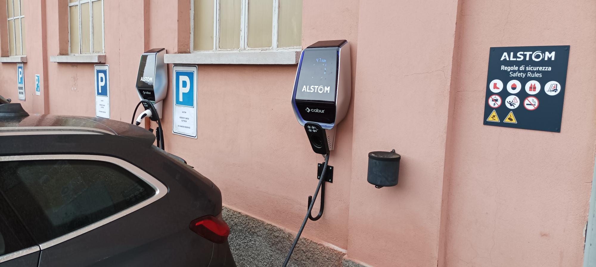 ALSTOM chose CABUR for its electric and hybrid car charging stations