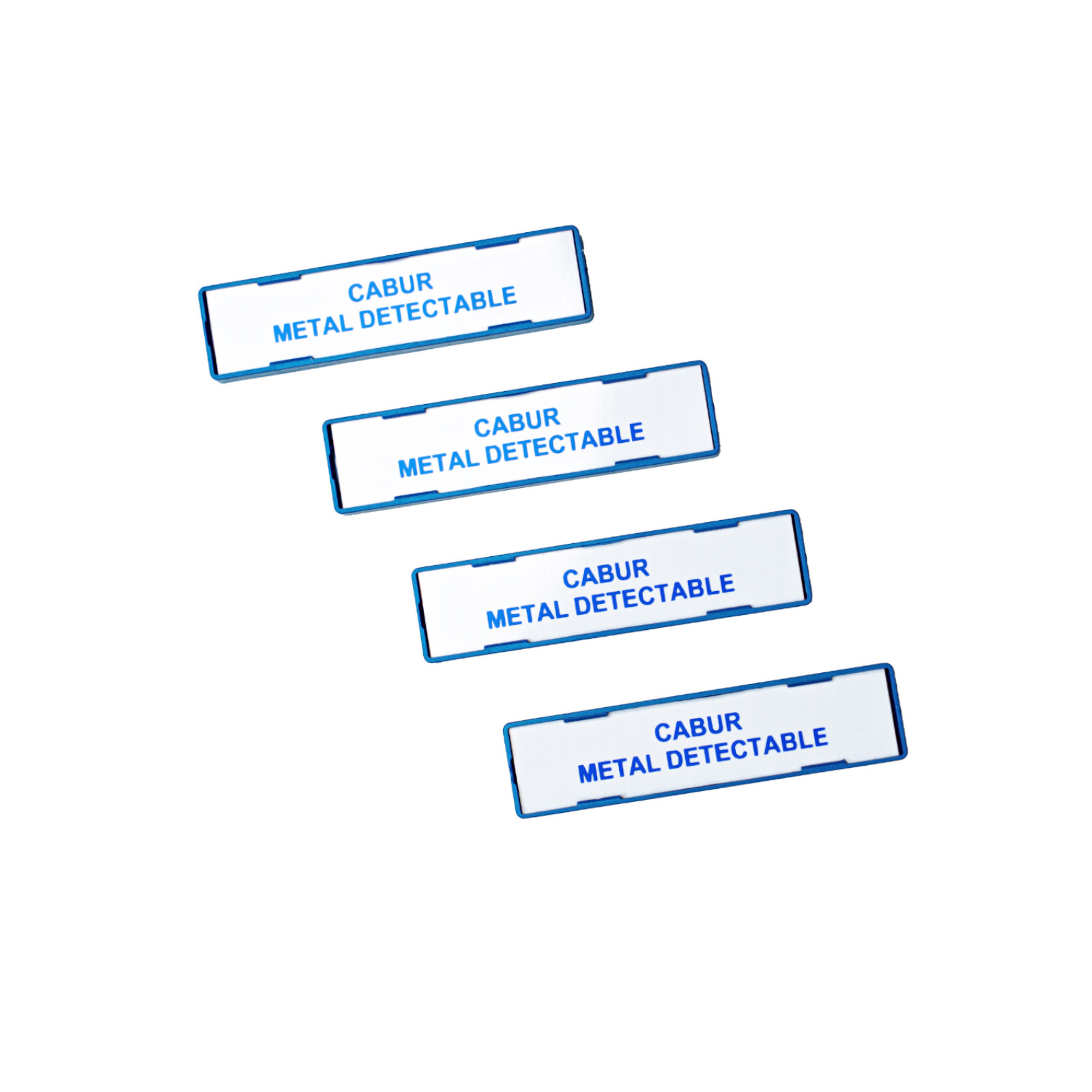 CABUR mod. PT3017AMD metal detectable adhesive tags holders